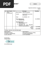 Kwitansi Pembayaran Travel Mobil | PDF