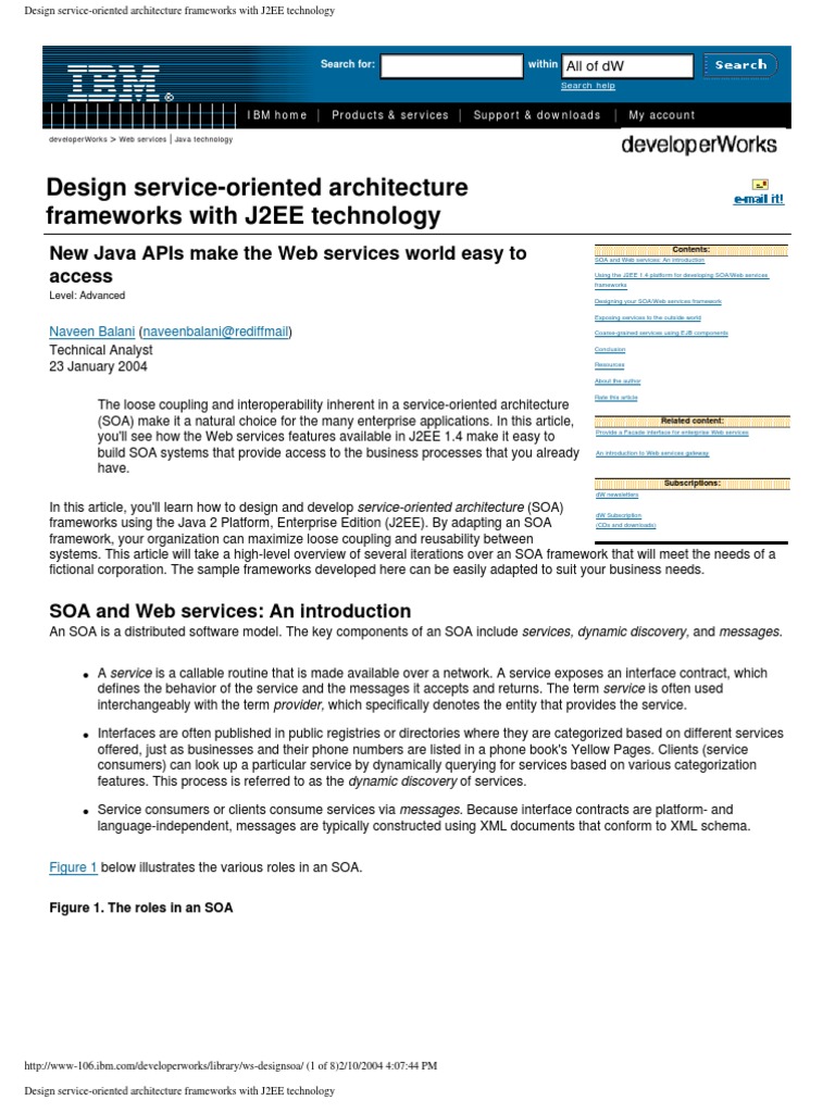 Designing a Scalable and Secure Service-Oriented Architecture Framework ...