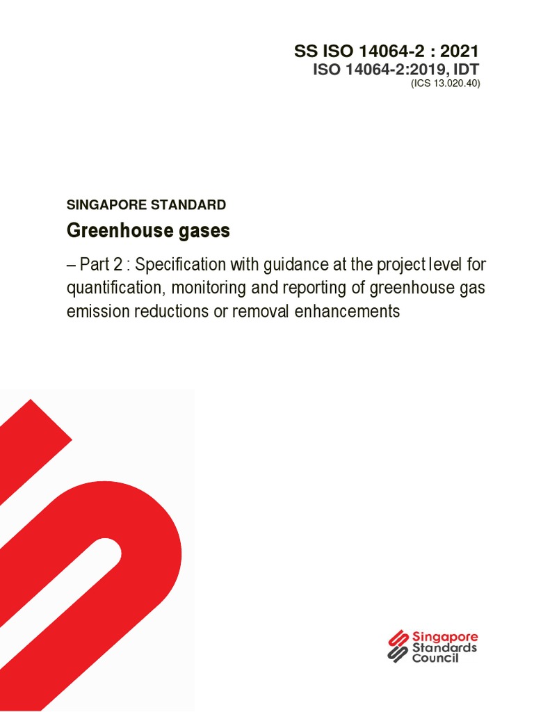 SS ISO 14064-2-2021 Preview | PDF | Technology & Engineering