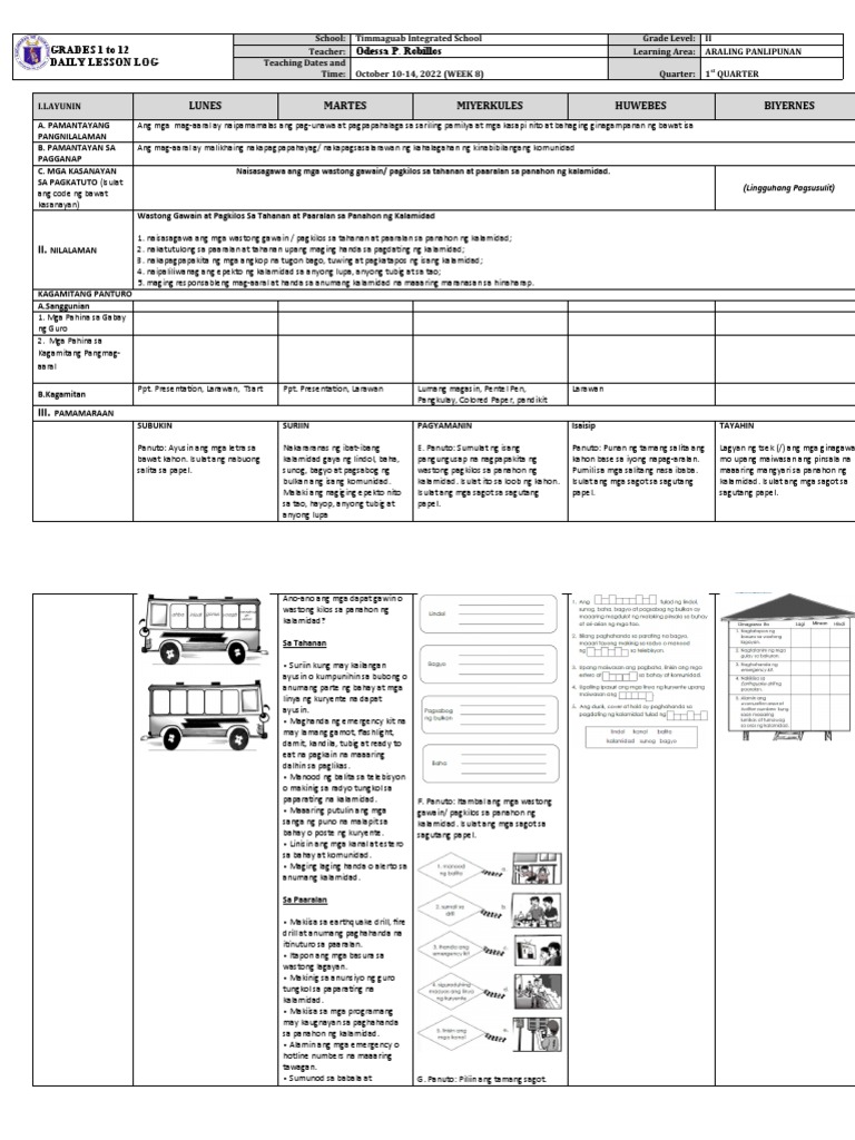 DLL Araling Panlipunan 2 q1 w8 | PDF