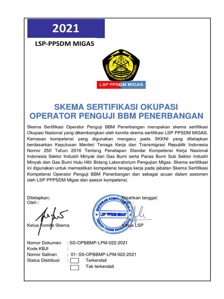 Operator Penguji BBM Penerbangan | PDF