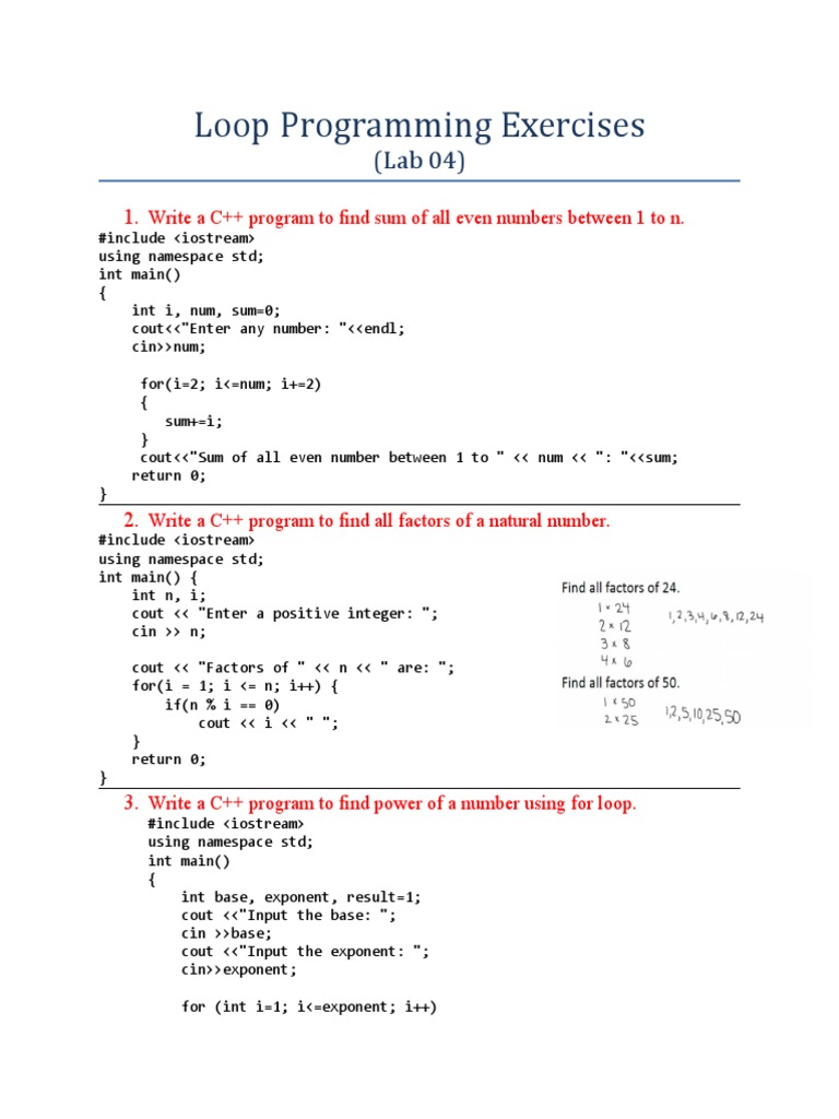 Lab04 For Pdf Namespace Computer Programming 
