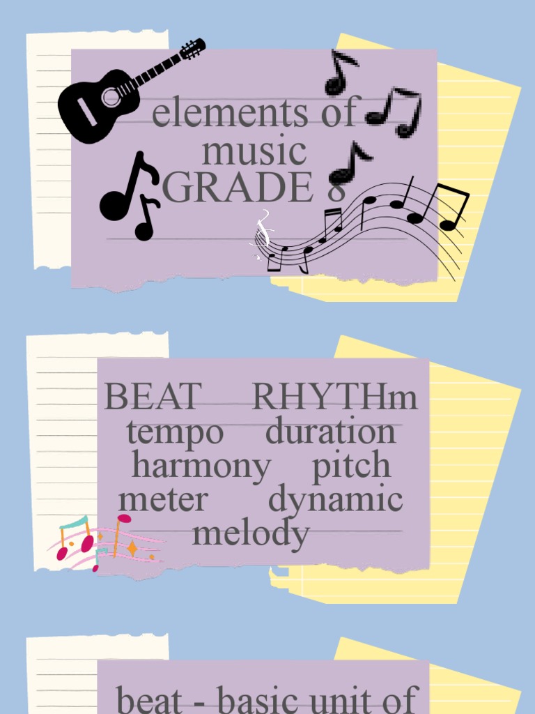 Elements of Music Grade 8 | PDF