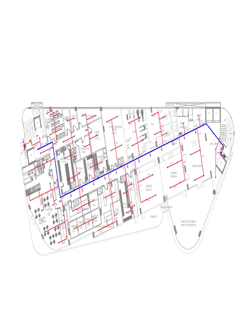 Fire Sprinkler System DWG 2 | PDF