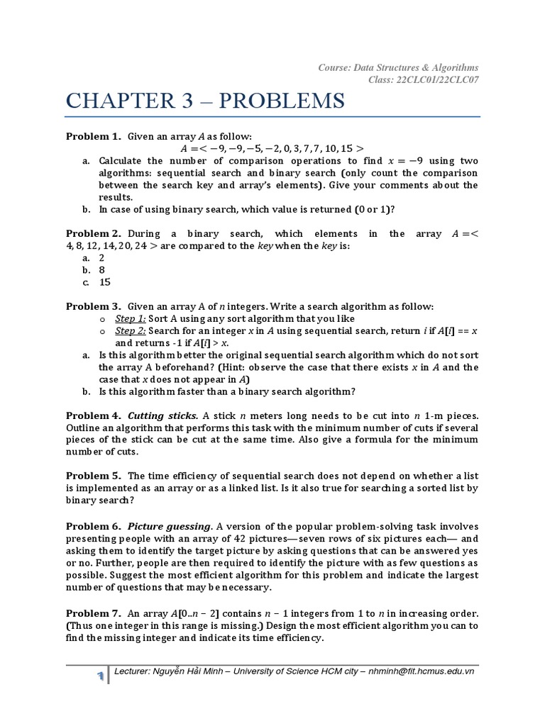 Chap03 Problems | PDF | Algorithms | Theoretical Computer Science