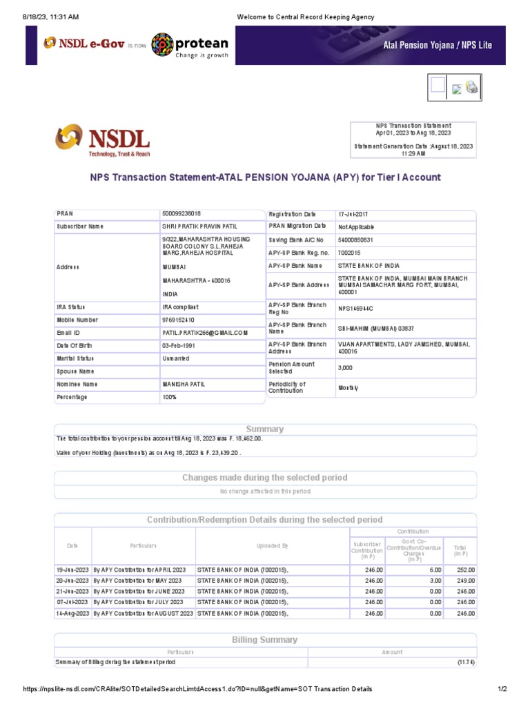 Welcome To Central Record Keeping Agency 2023 | PDF | Banks | Interest