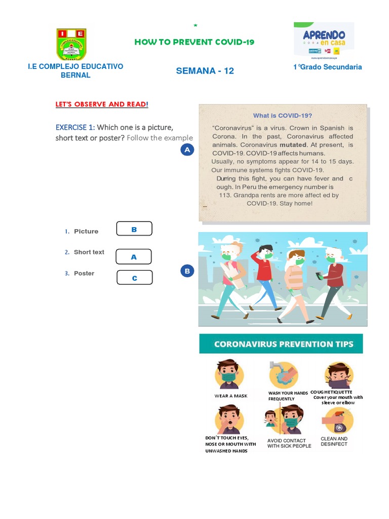 Creating COVID-19 Prevention Posters | PDF | Clinical Medicine ...