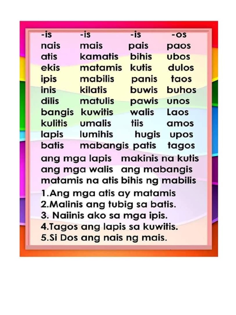 Tagalog Reading Materials | PDF