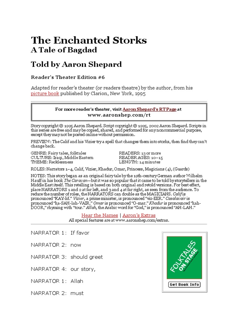 RTE #6 _ The Enchanted Storks | PDF