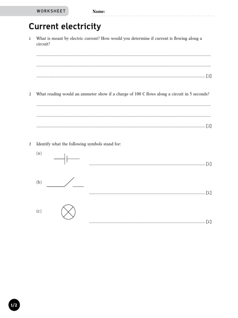 Current Electricity | PDF