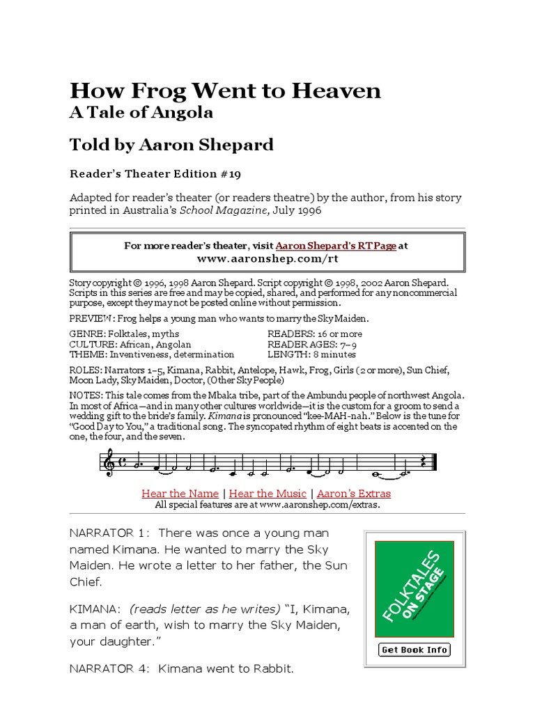 RTE #19 - How Frog Went To Heaven | PDF