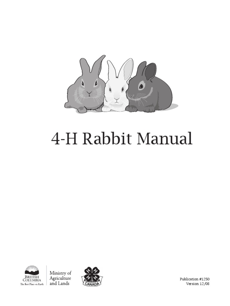 4-H Rabbit Manual | PDF | Animal Feed | Foods