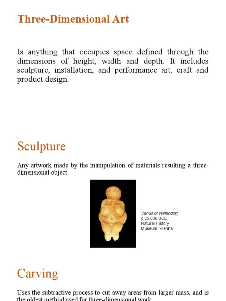 Three Dimensional Art | PDF