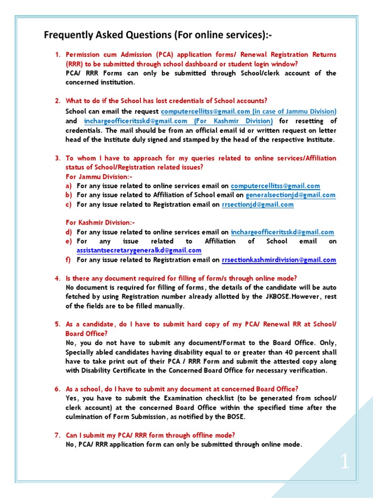 FAQs Online | PDF | Payments | Fee