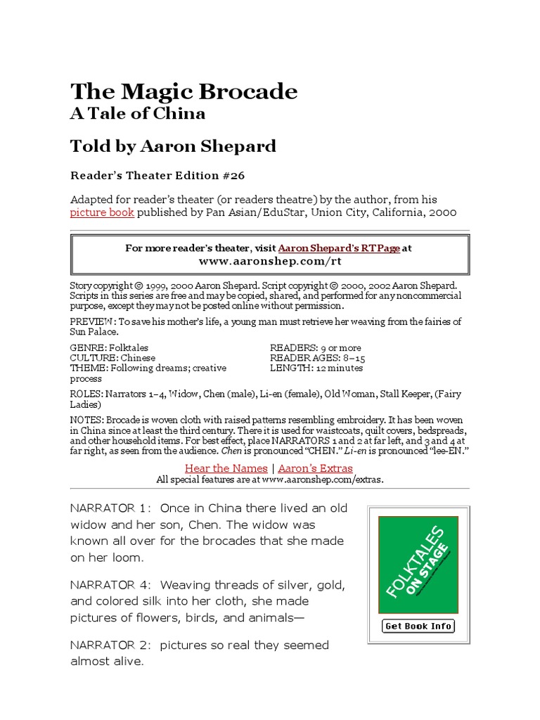 RTE #26 _ The Magic Brocade | PDF