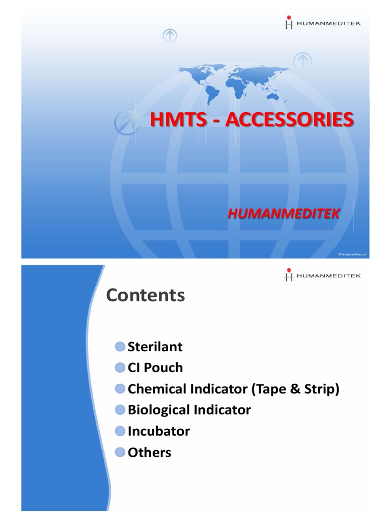 4 - HMTS - ACCESSORIES - Rev.2 - 20220818 | PDF | Sterilization ...