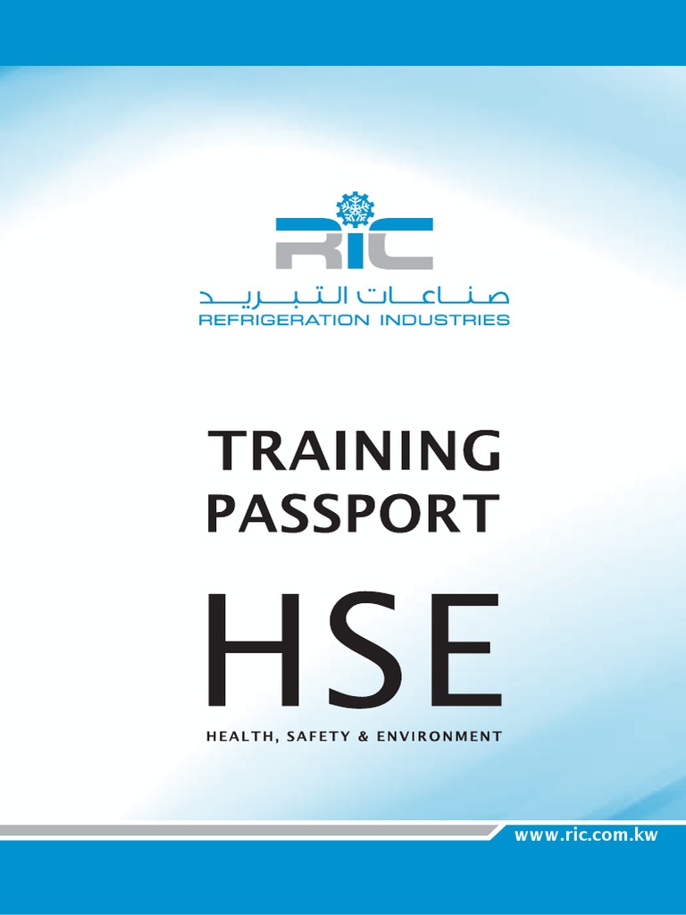 HSE Training Passport Overview | PDF | Business | Technology & Engineering