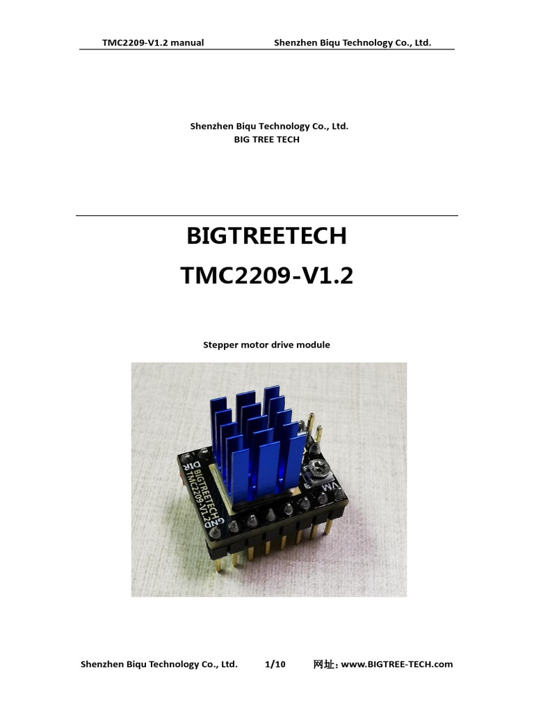 TMC2209 V1.2 Manual | PDF