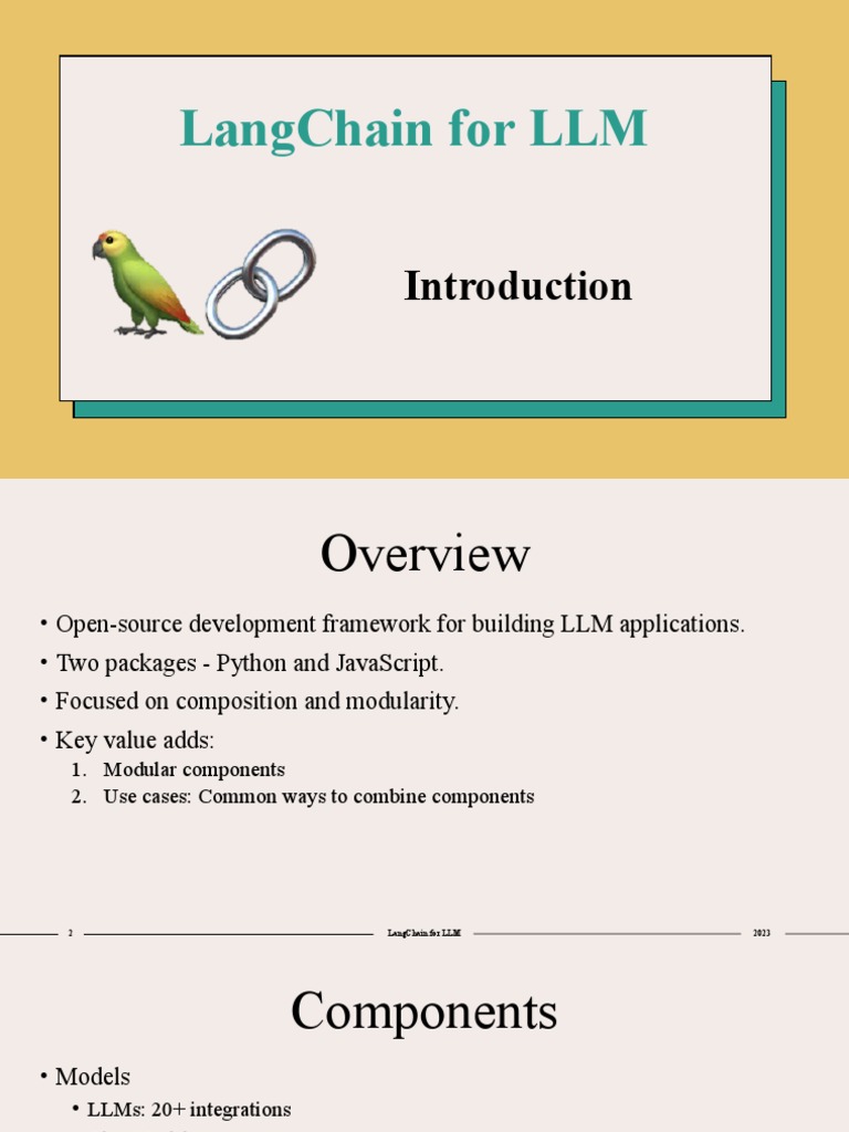 LangChain 1 | PDF | Computers