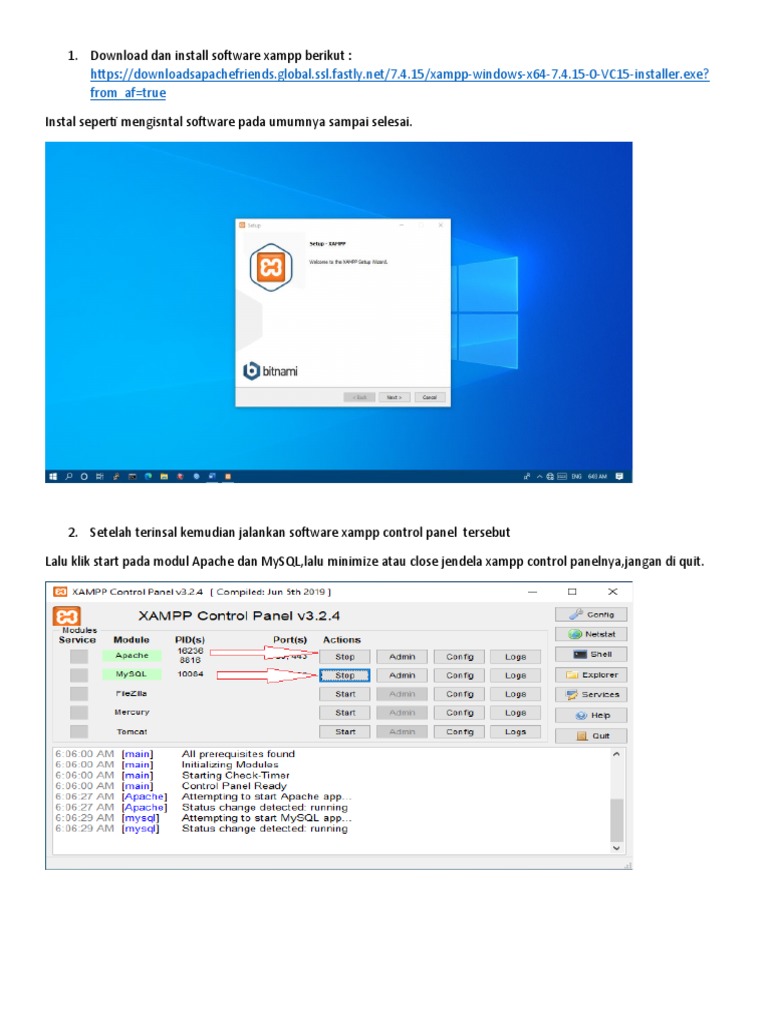 Tutorial Instal Billing | PDF