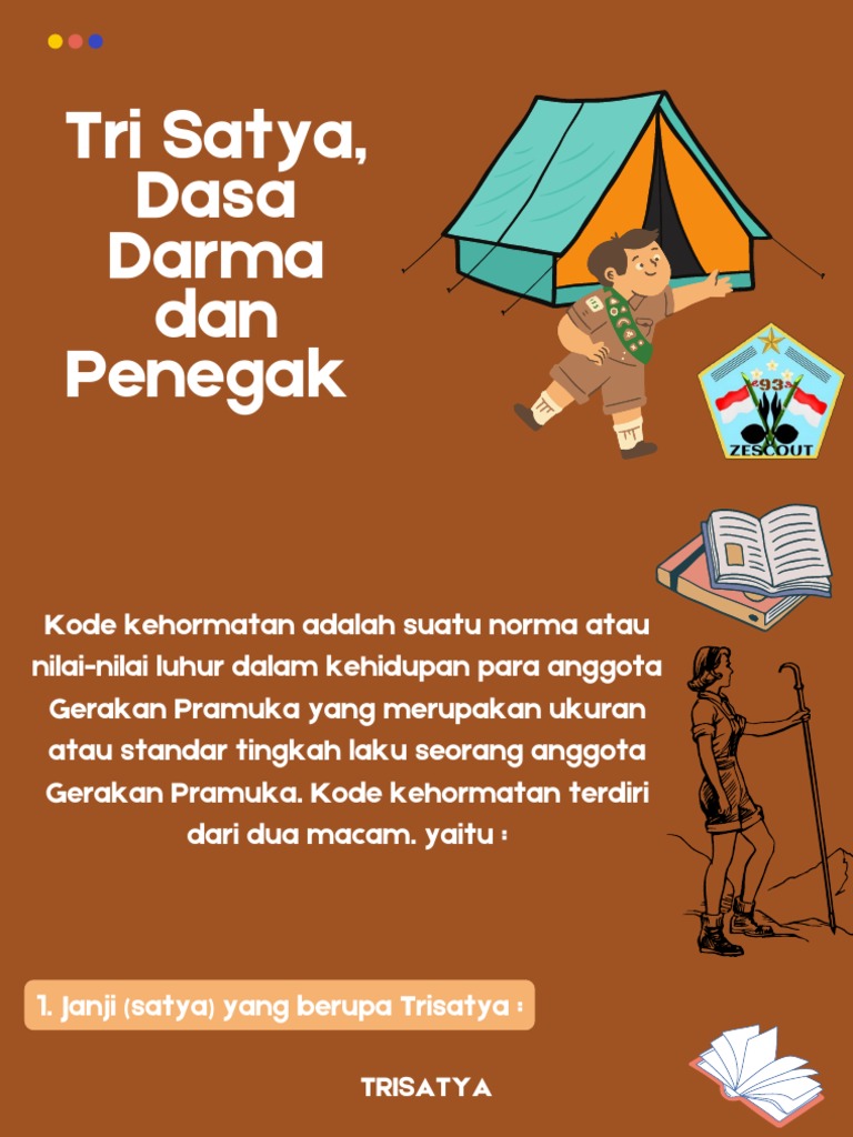 Tri Satya, Dasa Darma Dan Penegak | PDF | Pengembangan Diri