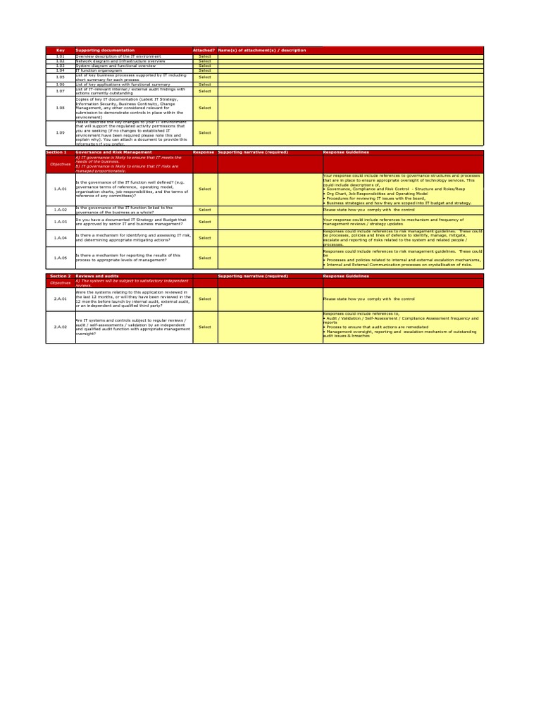Mifid It Controls Form | PDF | Computer Network | Information Security