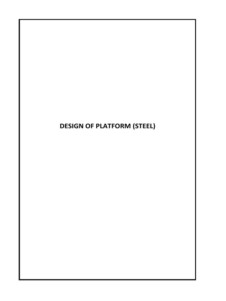 Load Calculation-PLATFORM - 08-22-2023 (R0) | PDF Load Calculation-PLATFORM - 08-22-2023 (R0) | PDF