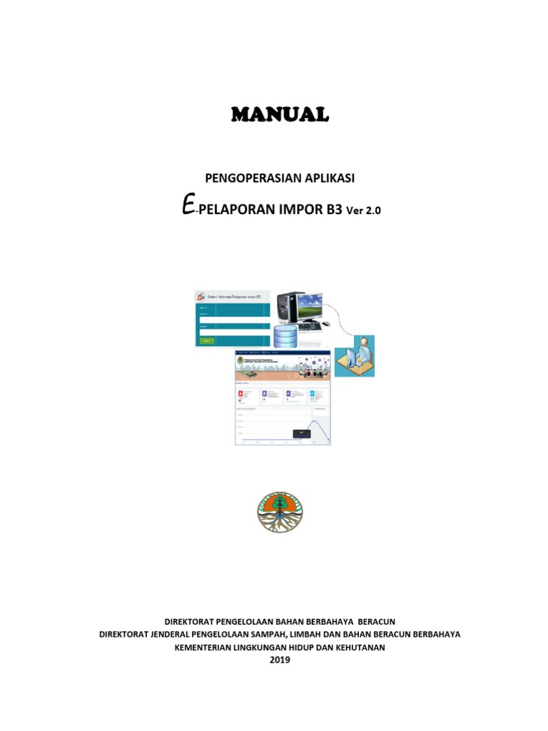 Manual EPelaporan B3 KLH | PDF | Komputer