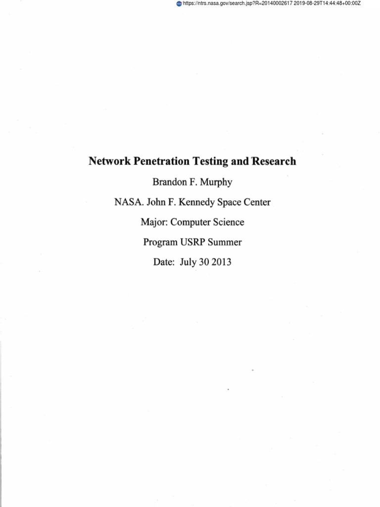 Research of Penetration Testing | PDF | Computer Network | Penetration Test Research of Penetration Testing | PDF | Computer Network | Penetration Test