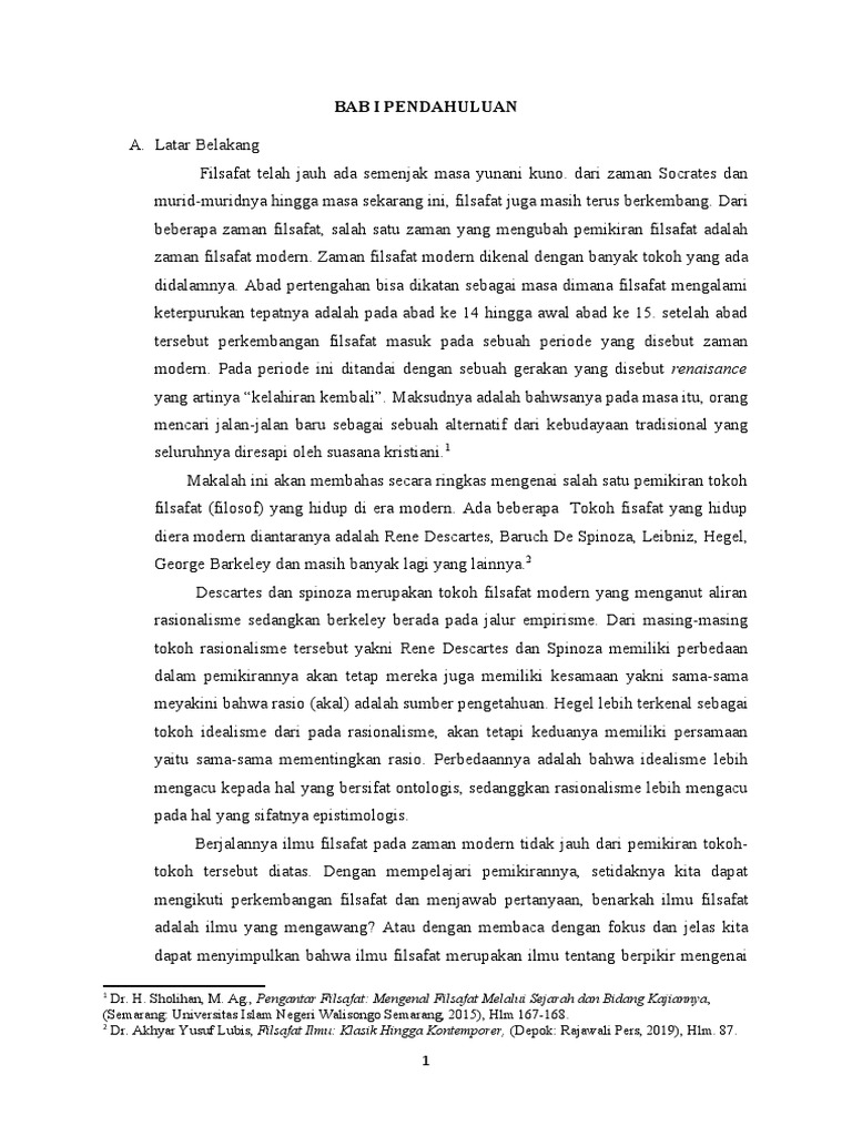 s2 Filsafat Rene Descartes | PDF | Filsafat