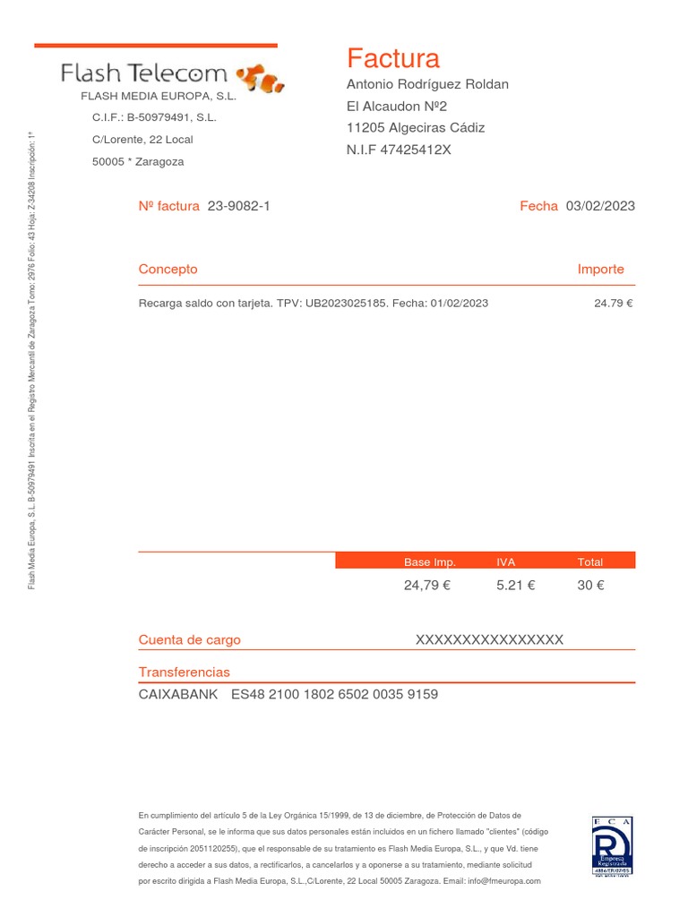 Factura - 23 9082 1 | PDF | Justicia | Crimen y violencia