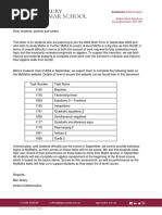 AQA Physics Equation Sheet Triple Oct 19 | PDF | Force | Mass