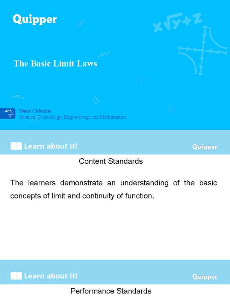 Limit Laws | PDF | Function (Mathematics) | Continuous Function