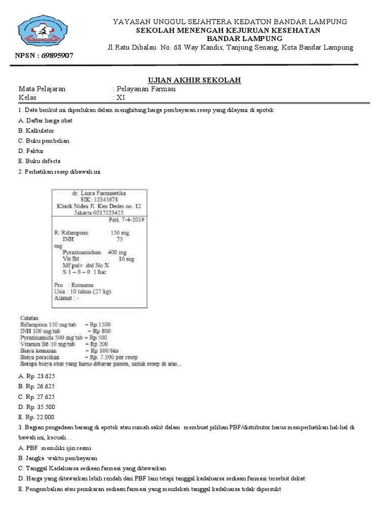 Pelayanan Farmasi Xi | PDF