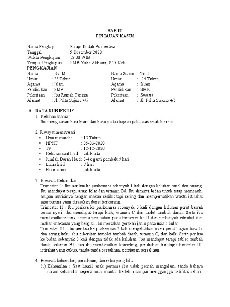 Print Askeb Presentasi | PDF