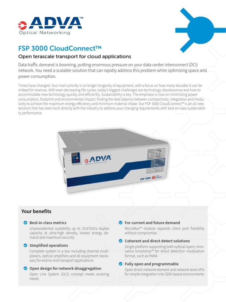 fsp-3000-cloudconnect | PDF