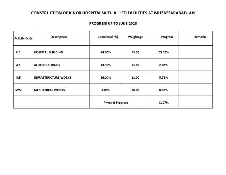 Progress Report June | PDF