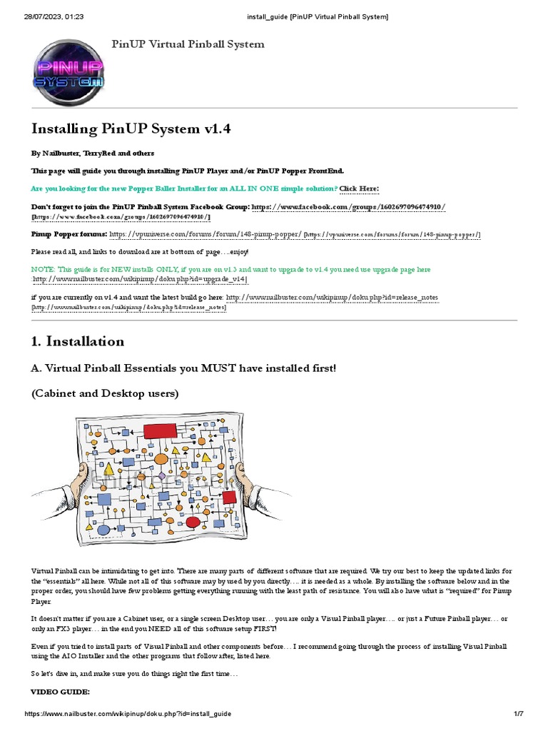 Install - Guide (PinUP Virtual Pinball System) | PDF | Computer File ...