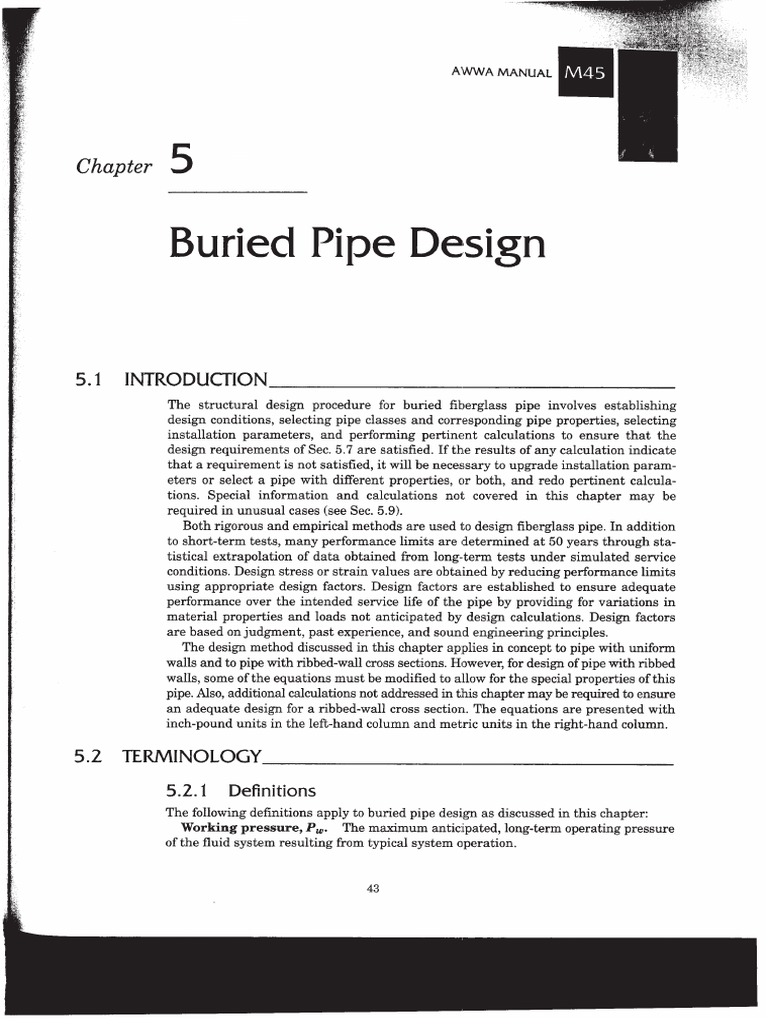 Pipeline Fiberglass Design Cap5 | PDF