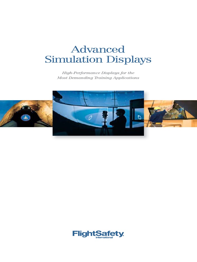 FlightSafety Advanced Simulation Displays Brochure | PDF