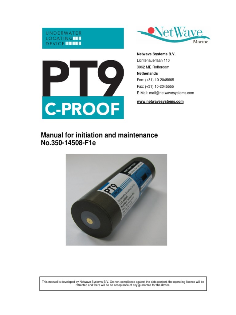 Netwave Manual For Beacon PT9 Vs 1.0 | PDF | Voltage | Switch