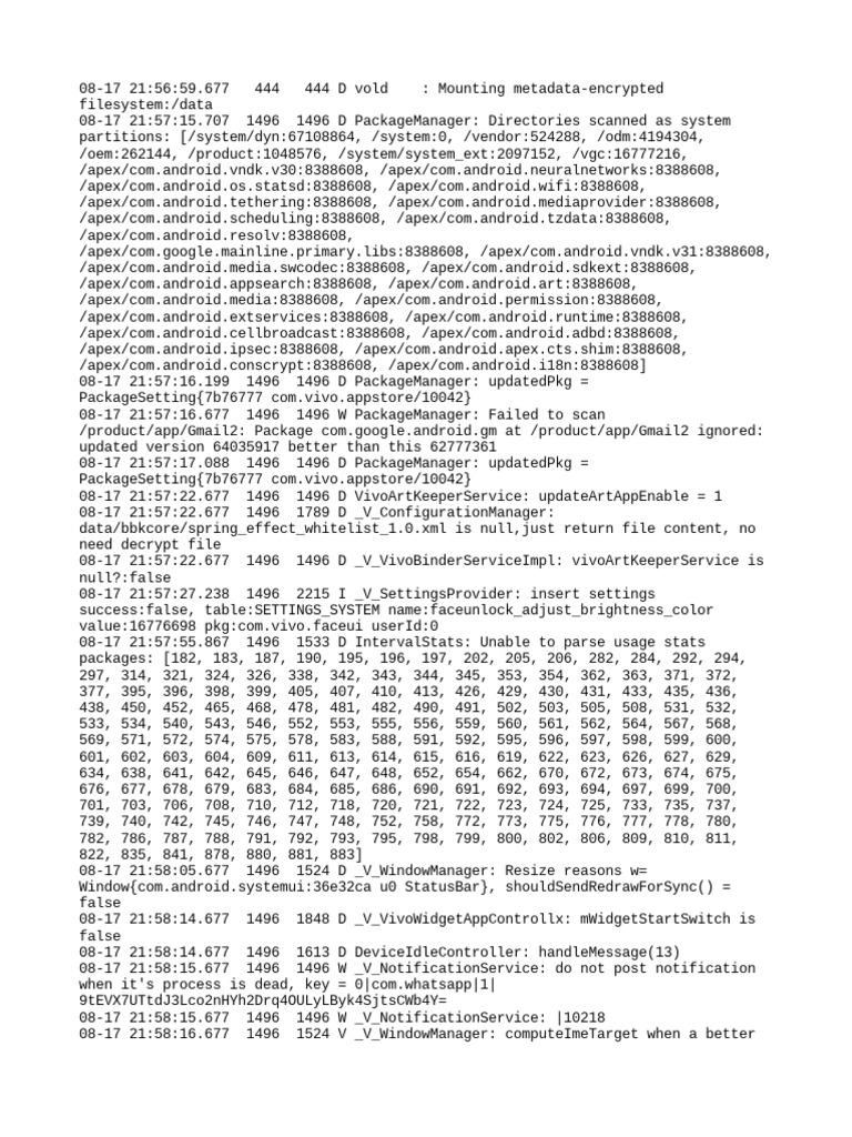 Log | PDF | Software | Computer Science