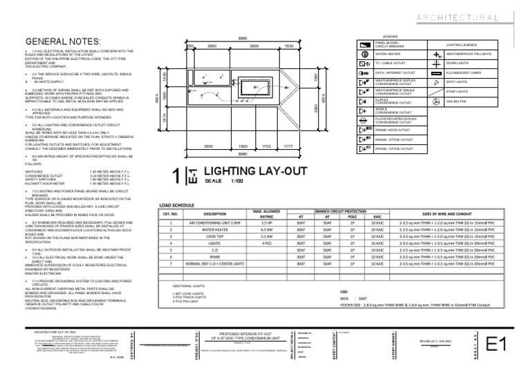 E1 Monaco 2402 | PDF | Electrical Wiring | Electricity