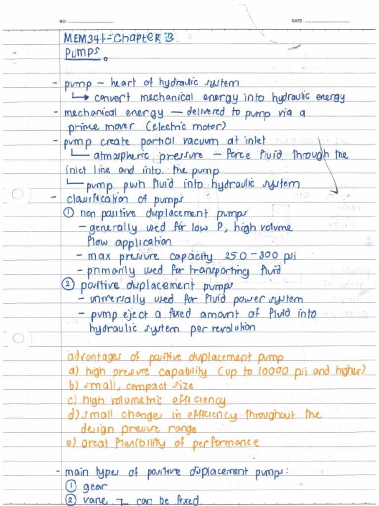 Chapter 3 Pumps | PDF