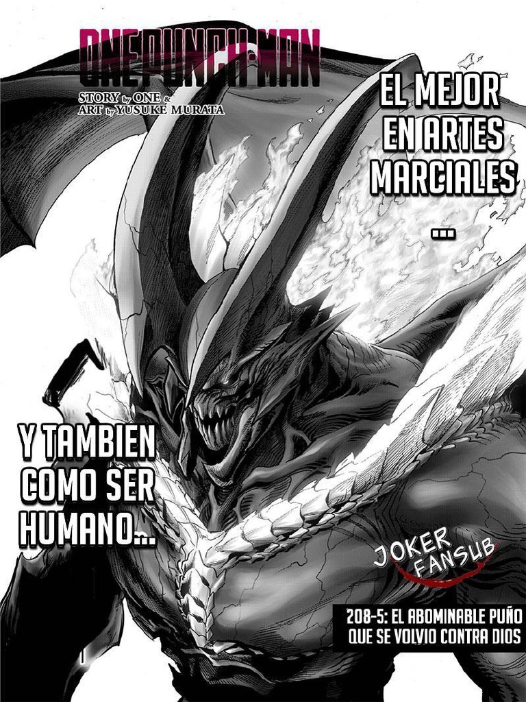 (Joker Fansub) One Punch Man - Tomo 23 - Cap 208 Redibujo | PDF
