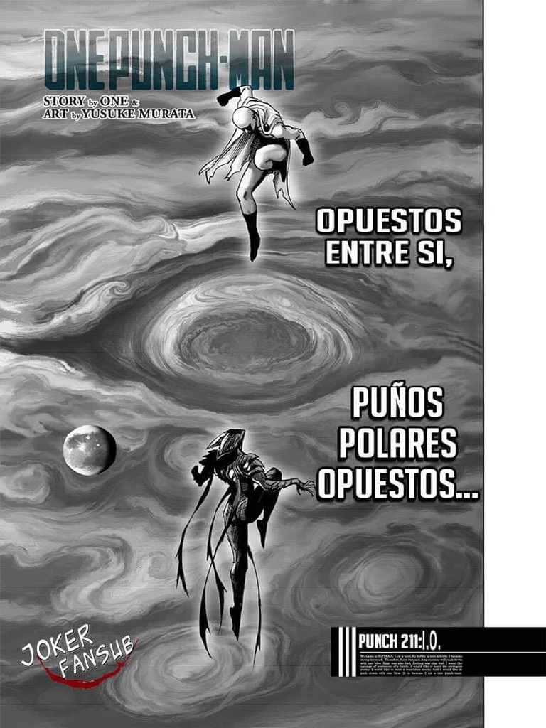 (Joker Fansub) One Punch Man - Tomo 23 - Cap 211 | PDF