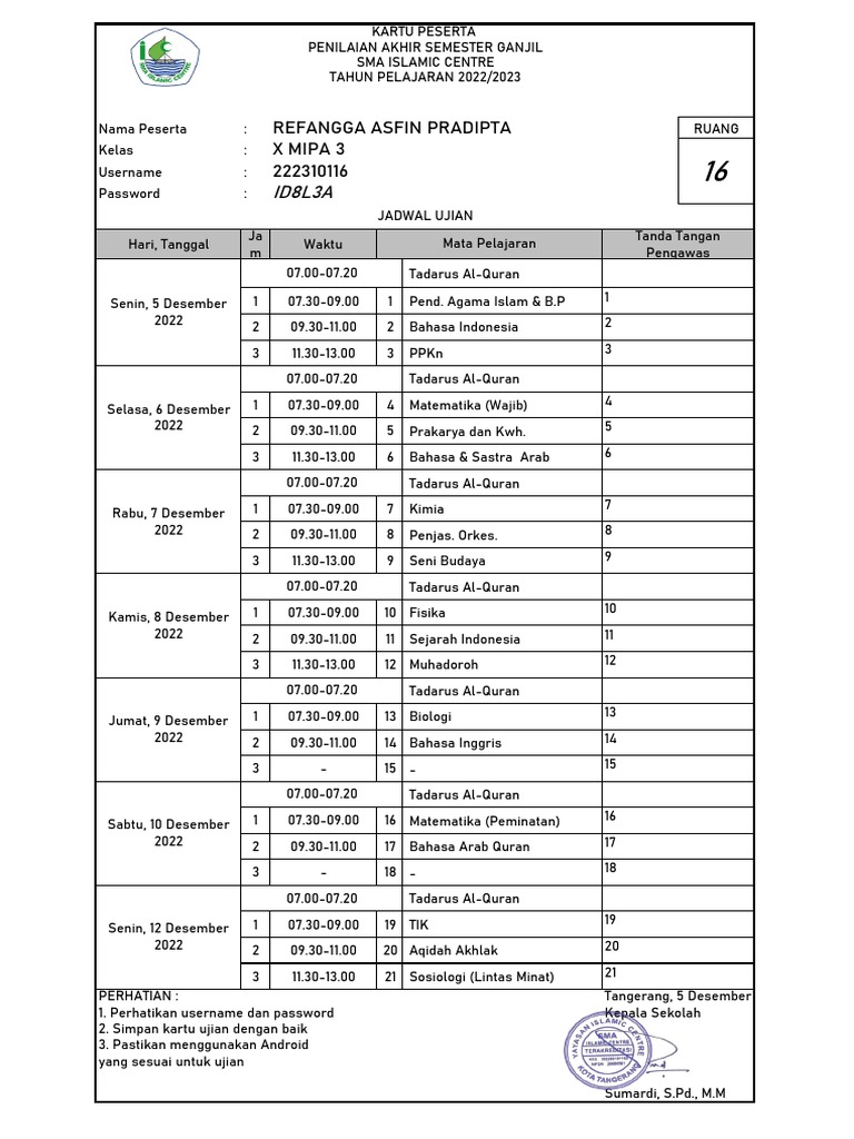 116-x Mipa 3-Refangga Asfin Pradipta | PDF