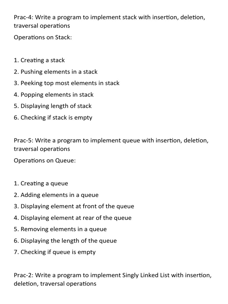 Prac 303 | PDF | Queue (Abstract Data Type) | Computer Science