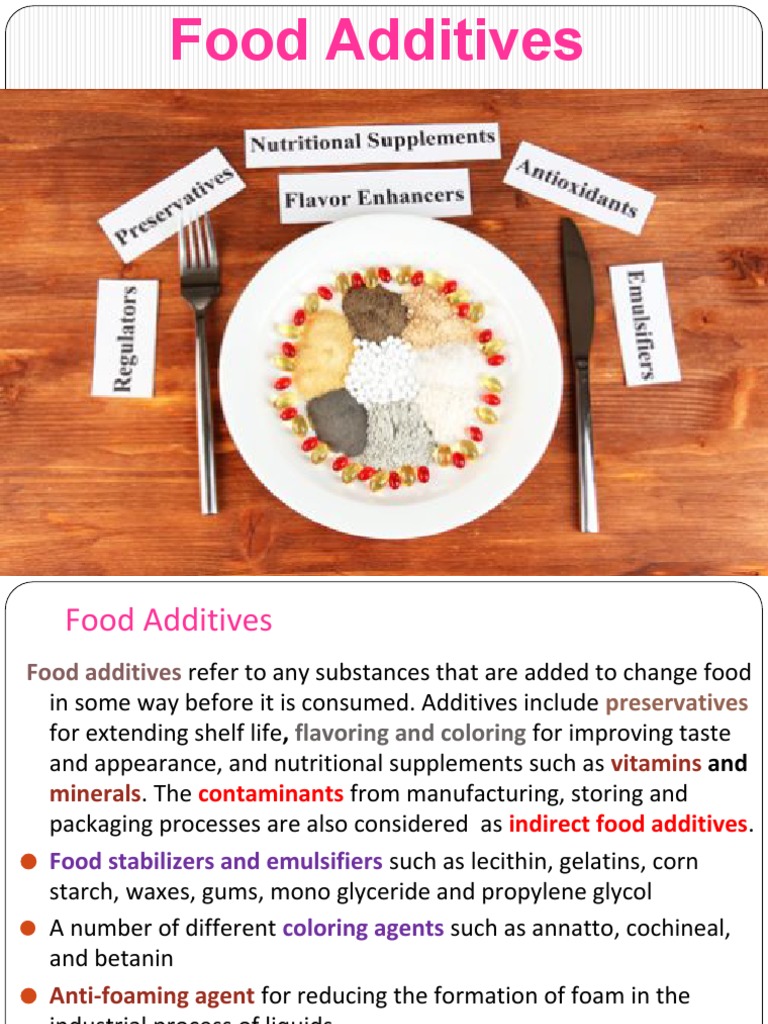 Food Additives: Antioxidants and Sweetners | PDF | Sugar Substitute ...
