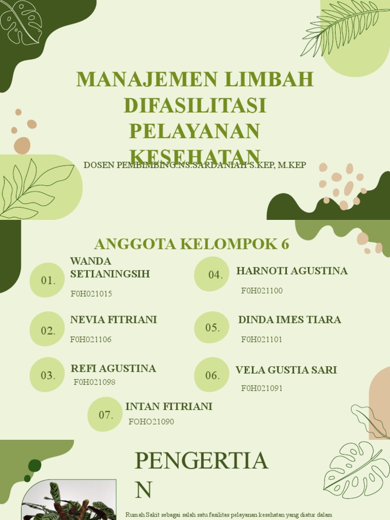 PPT KeL 6 K3 KEPERAWATAN | PDF